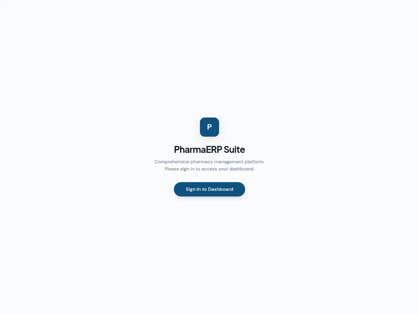 PharmaERP Suite