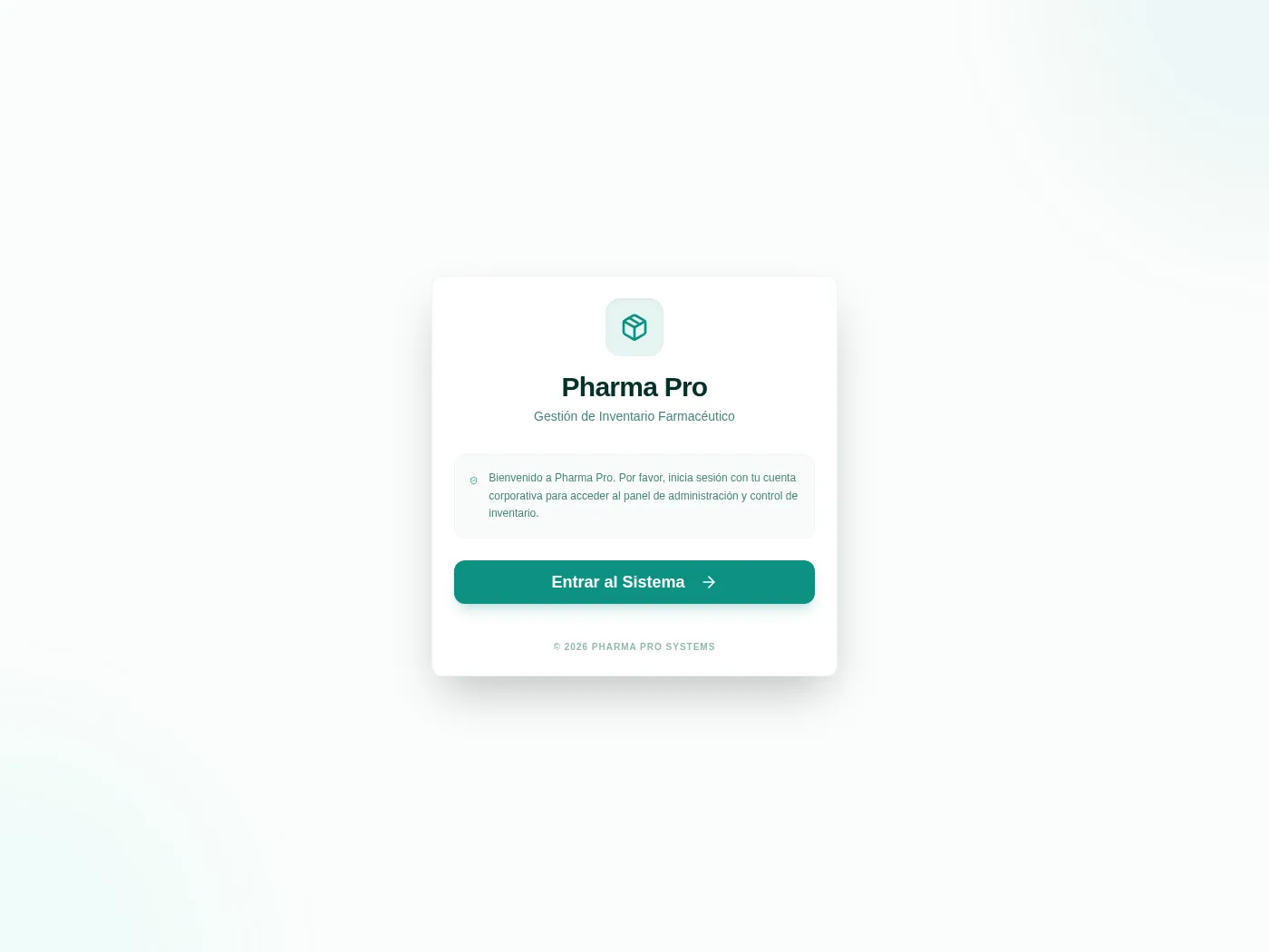 Pharma Inventory Pro