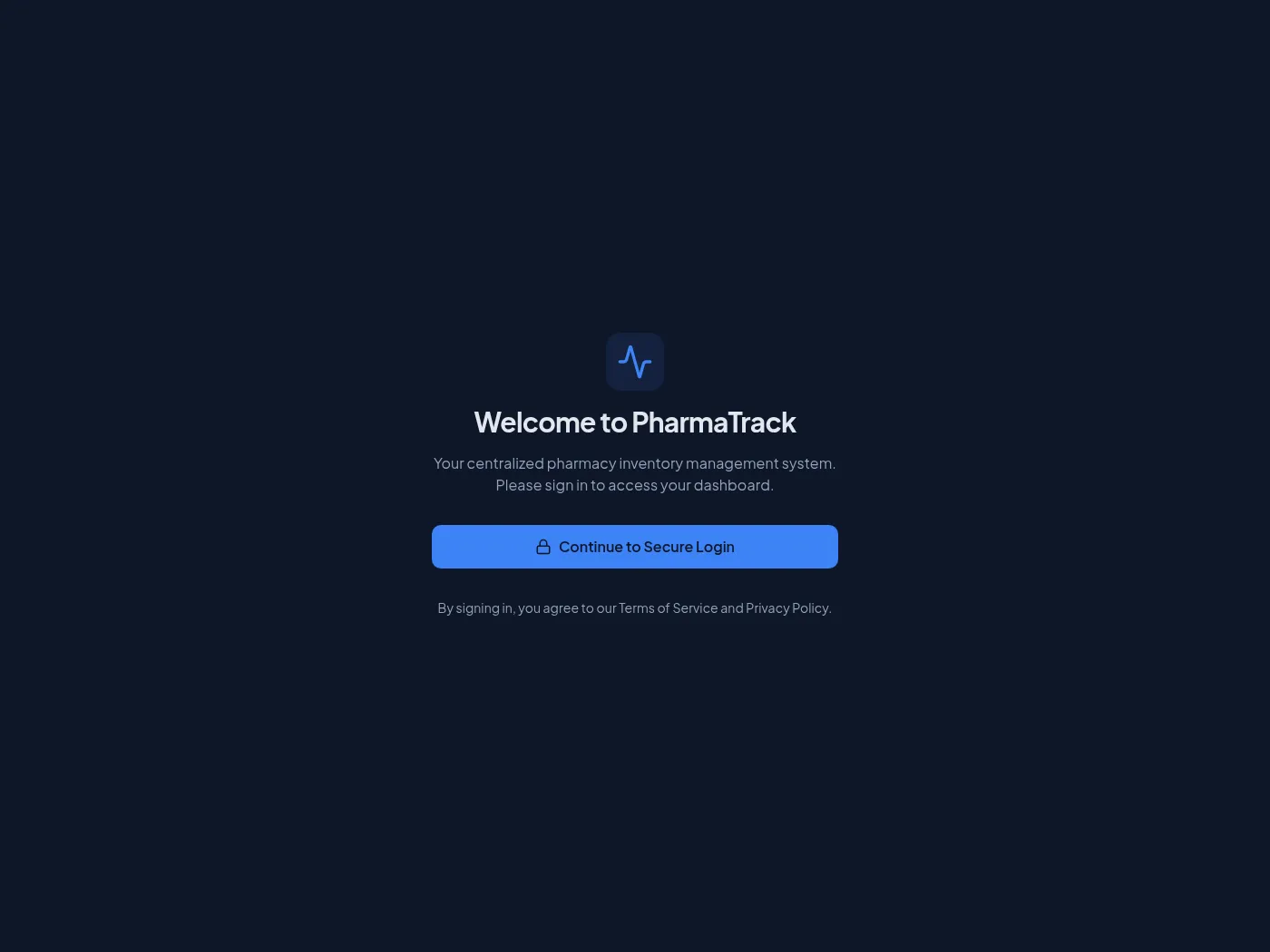 PharmaTrack Inventory