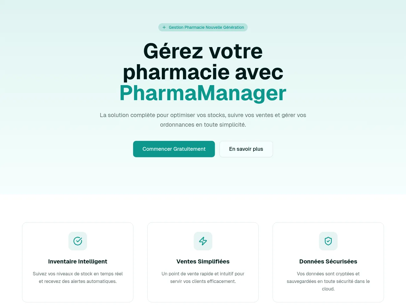 PharmaManager App