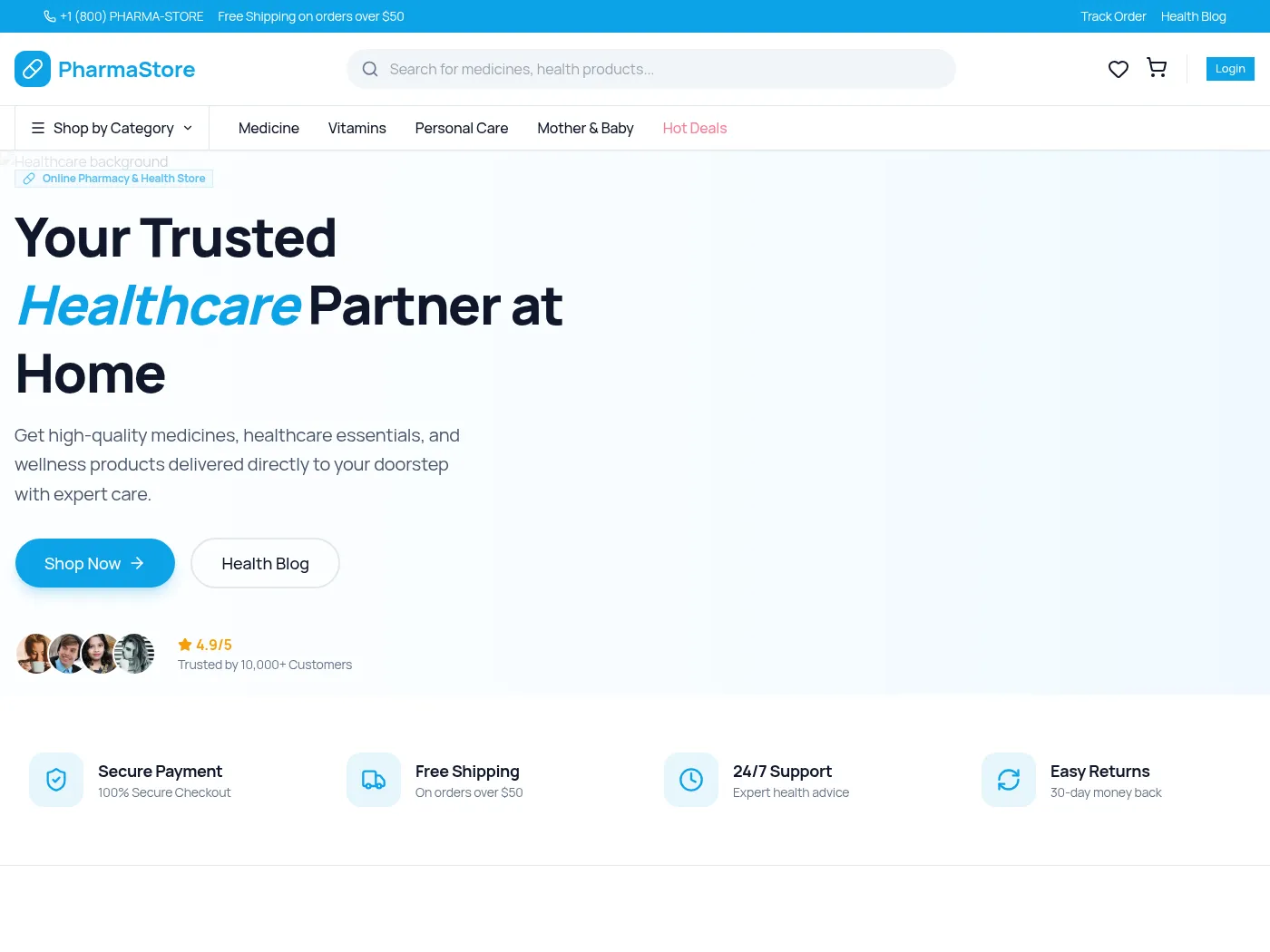 PharmaStore Woo Theme