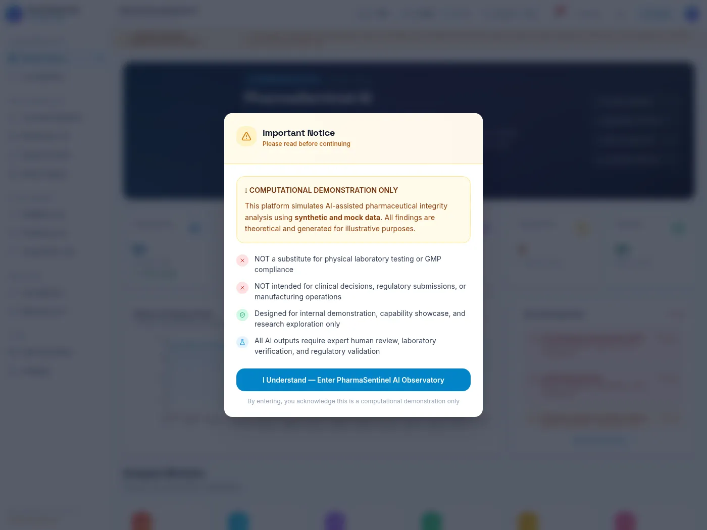 PharmaSentinel AI Observatory