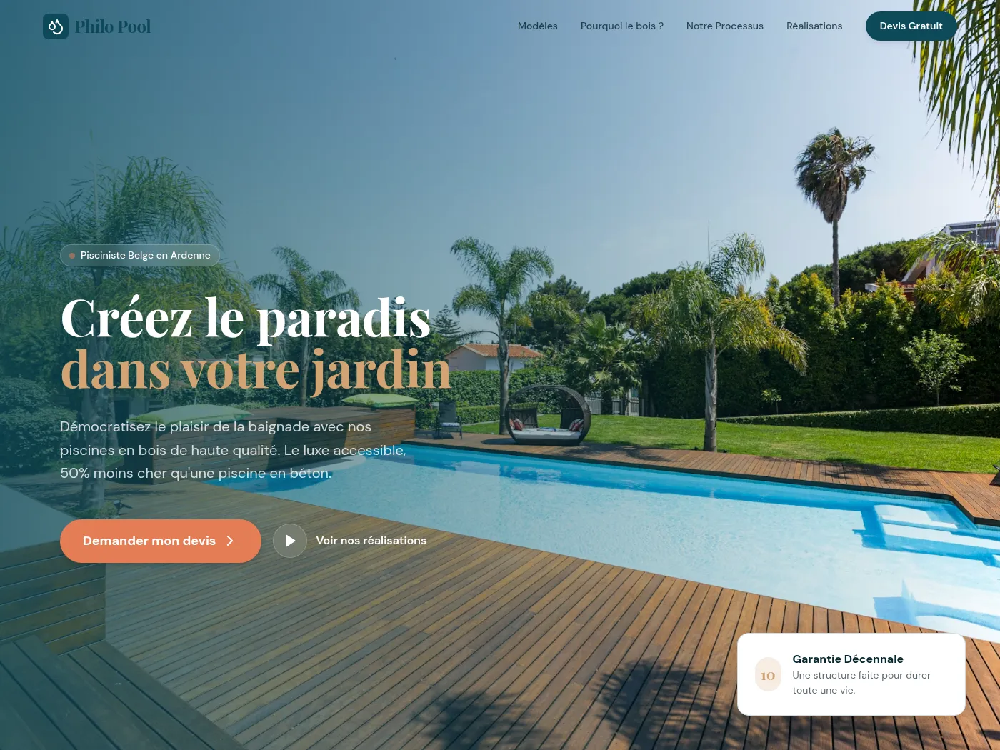 Philopool Landing Refresh