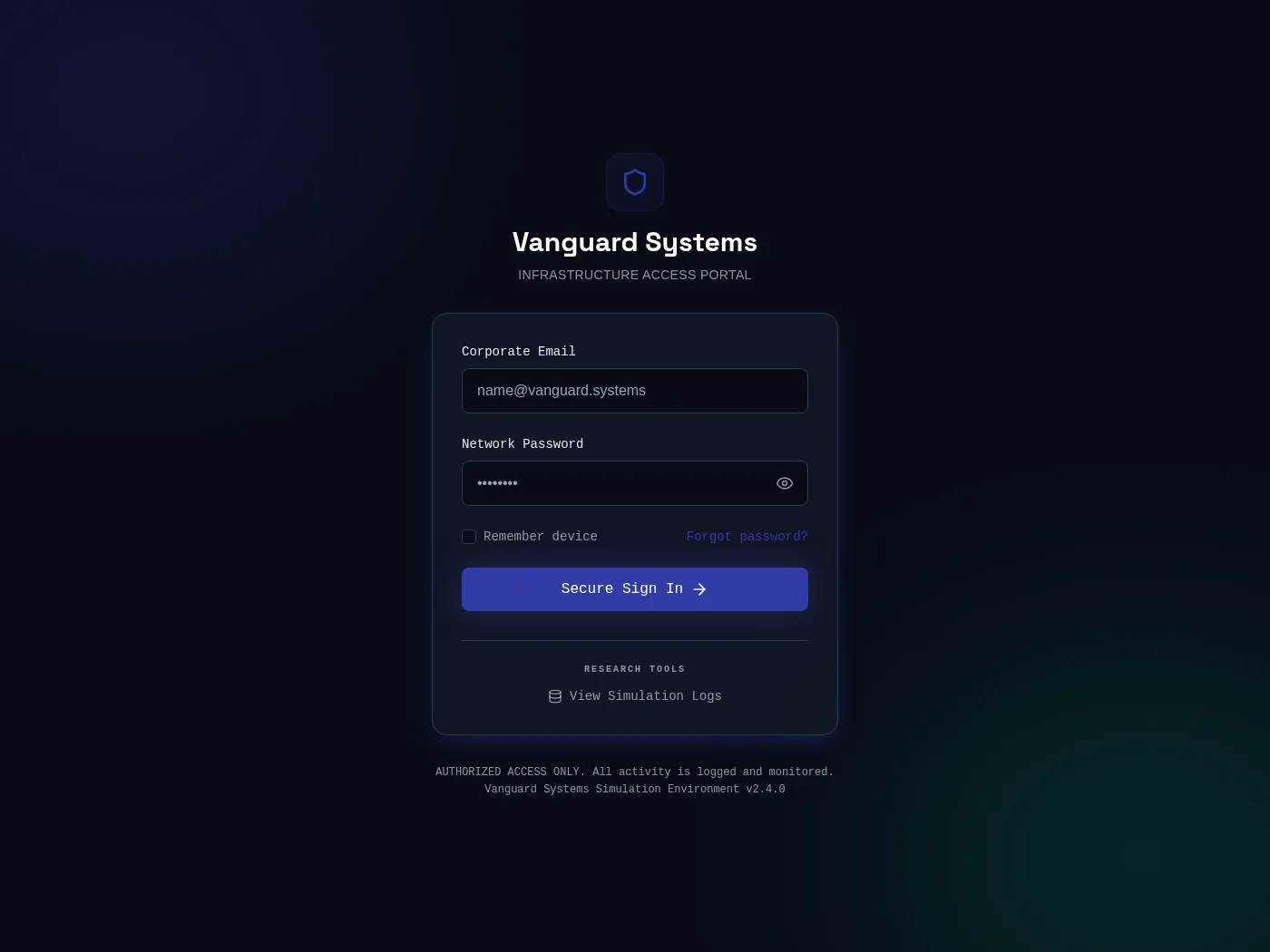 PhishTest Login Page