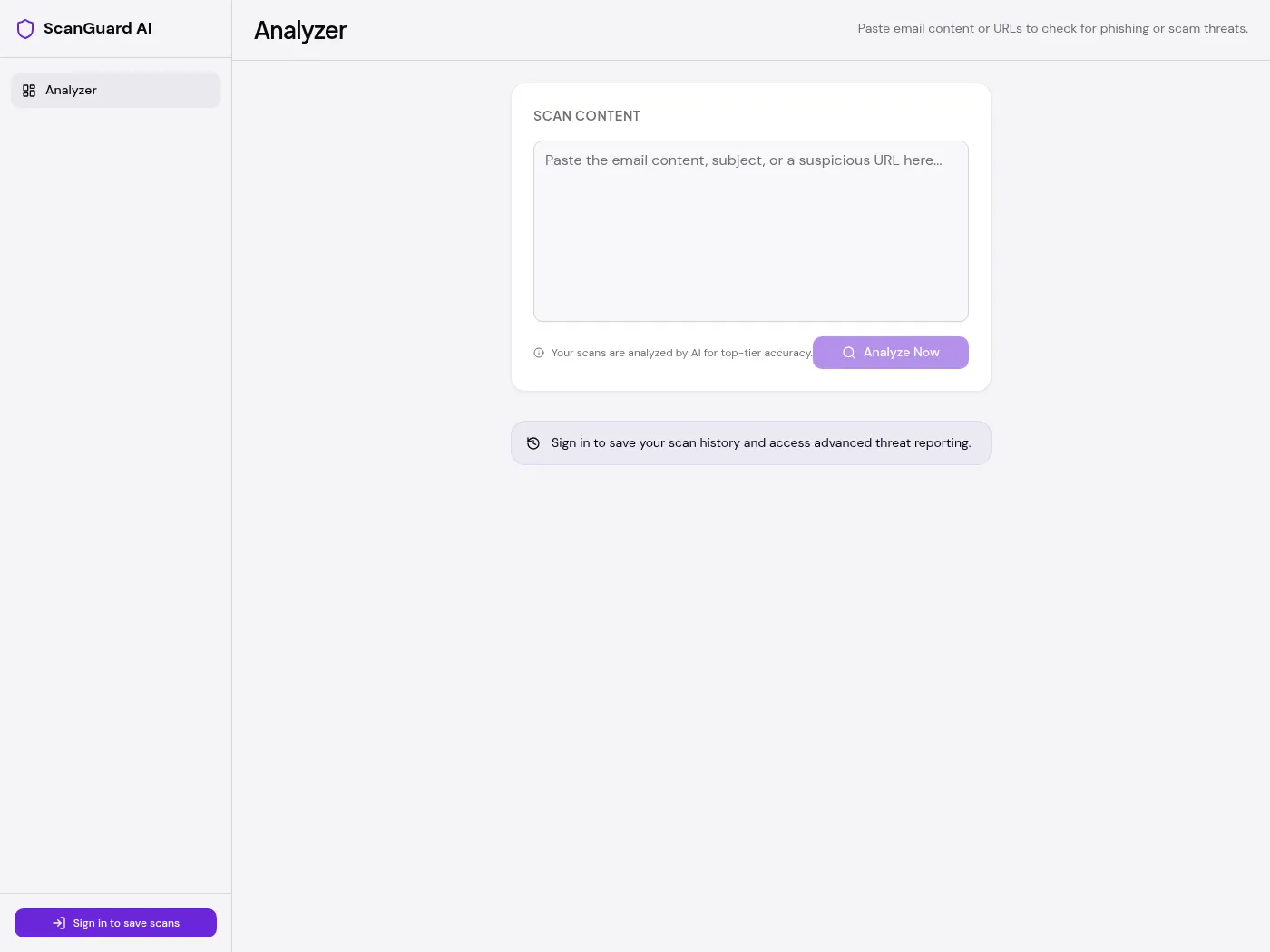 Phishing Scam Detector