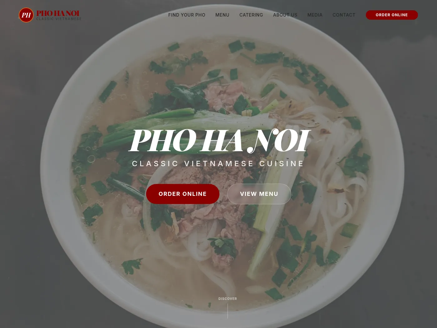Pho Hanoi Website