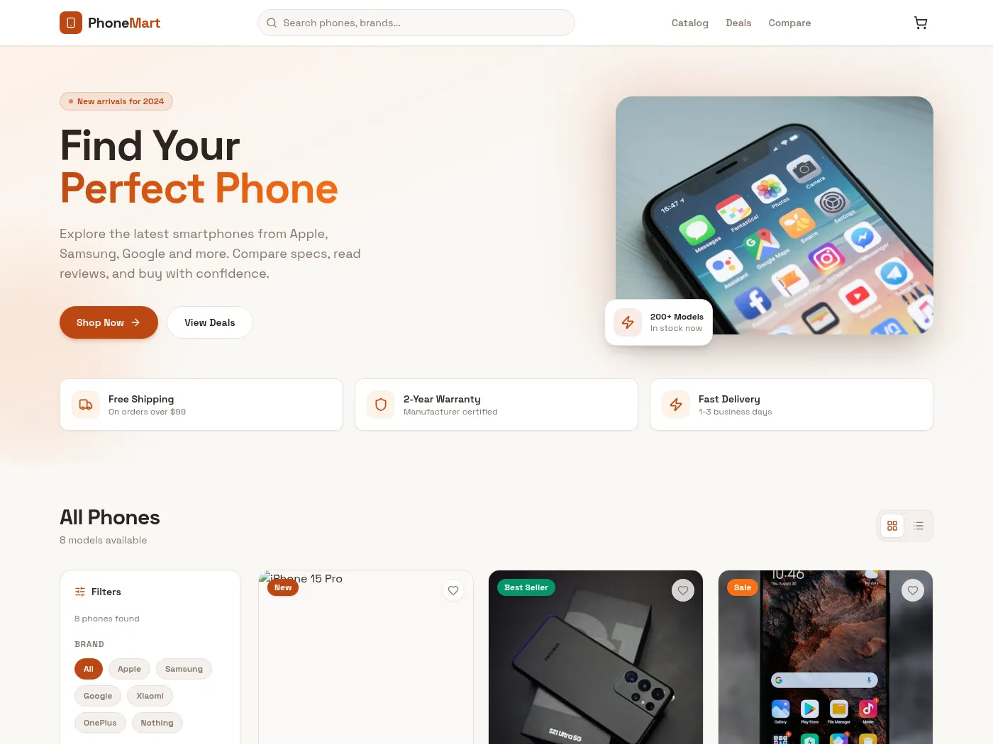 PhoneMart Site