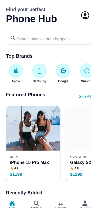 Phone Compare Hub