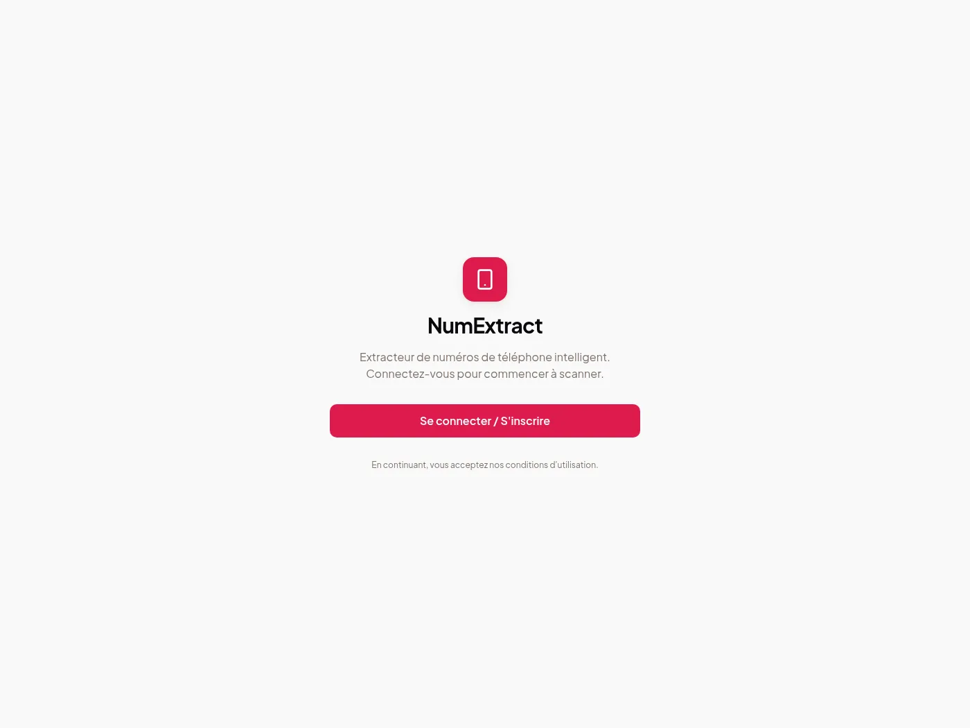Phone Extractor Web Tool