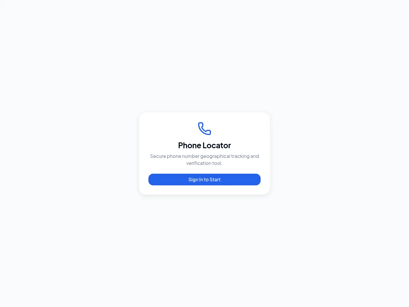 Phone Locator Utility