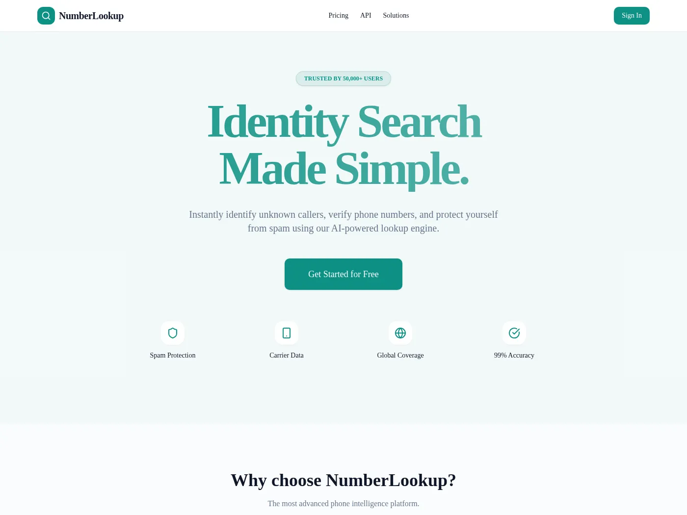 Contact Number Lookup
