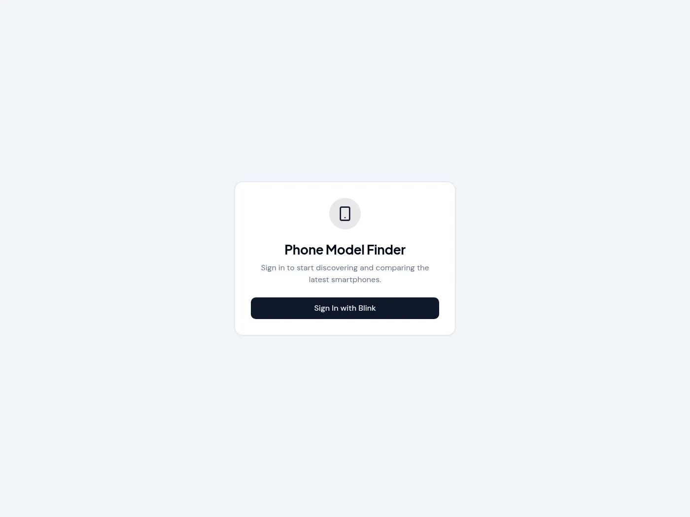 Phone Model Finder