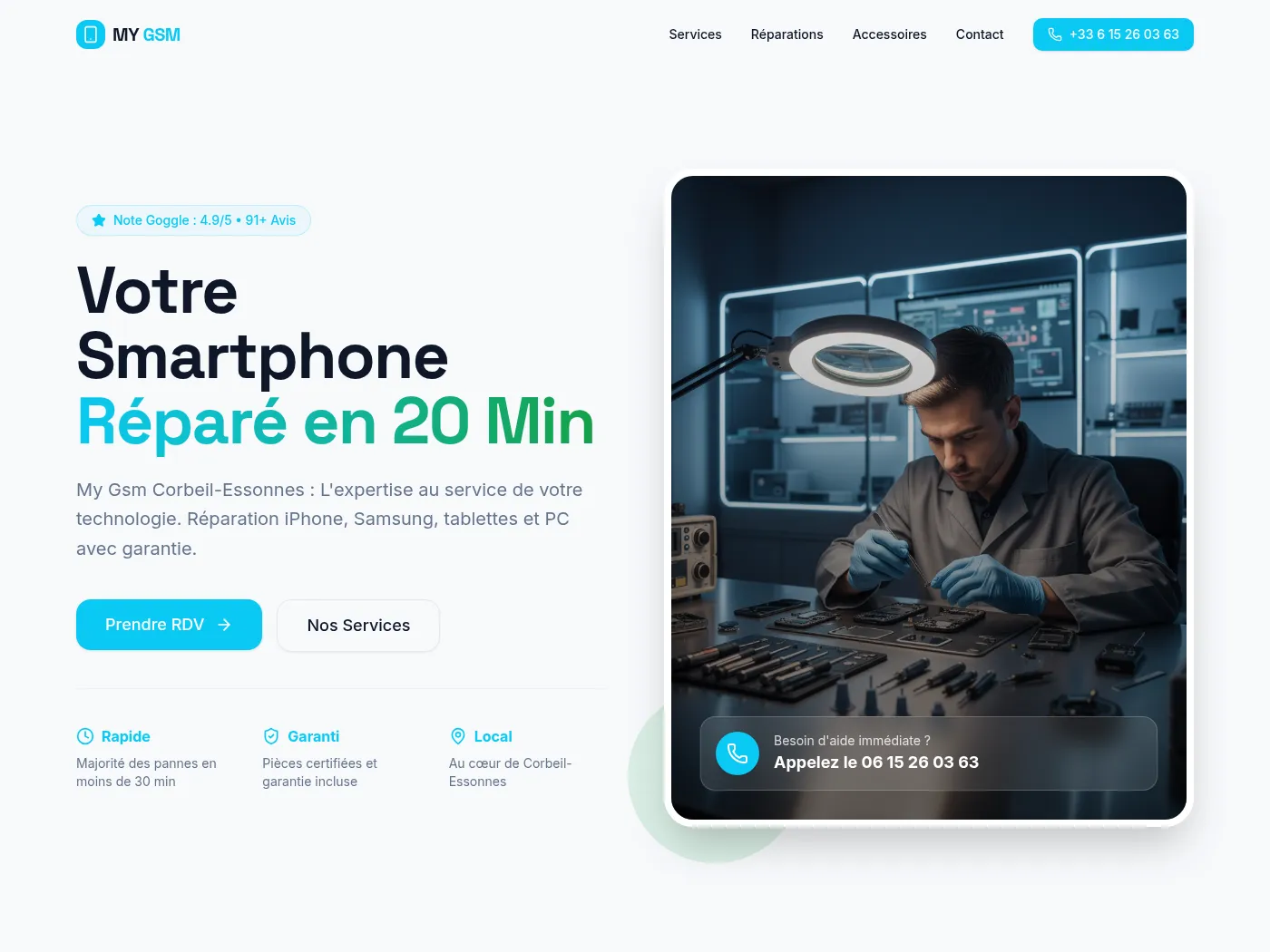 Phone Shop Showcase