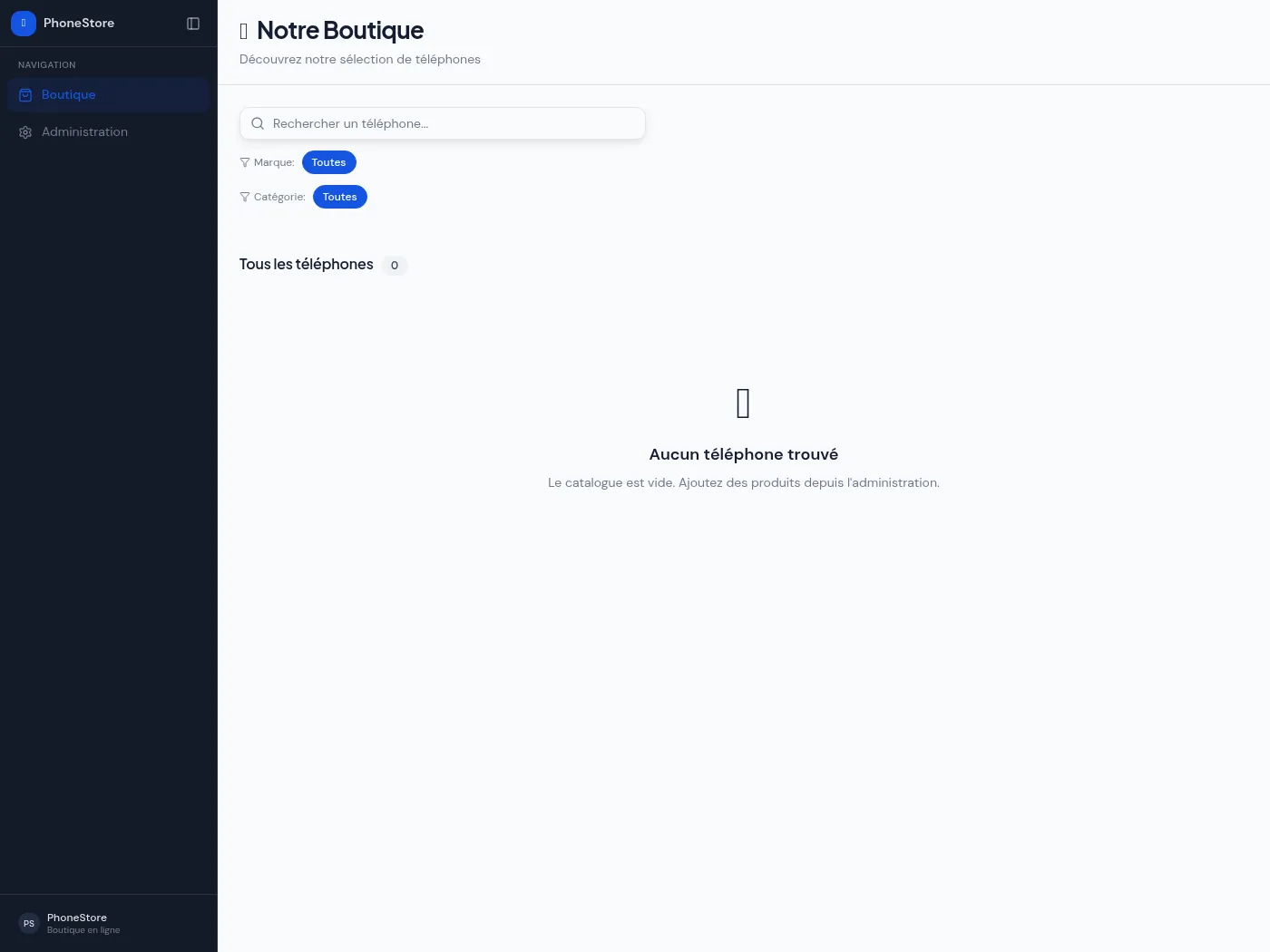 Phone Store Platform