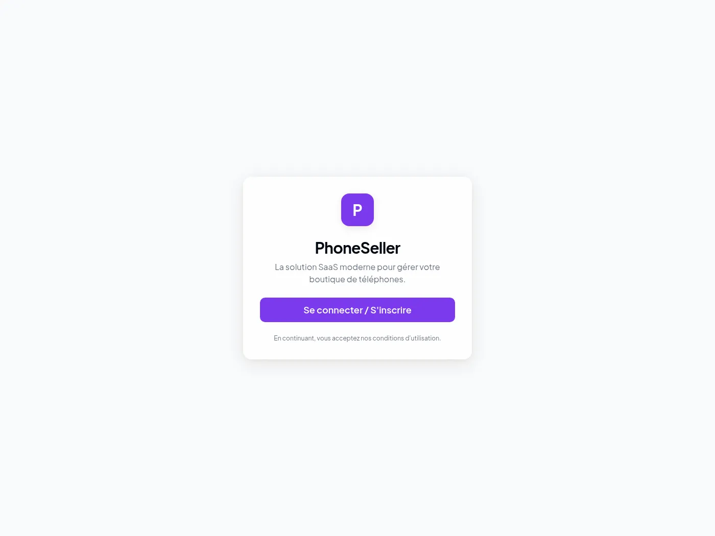 PhoneSeller SaaS Dashboard