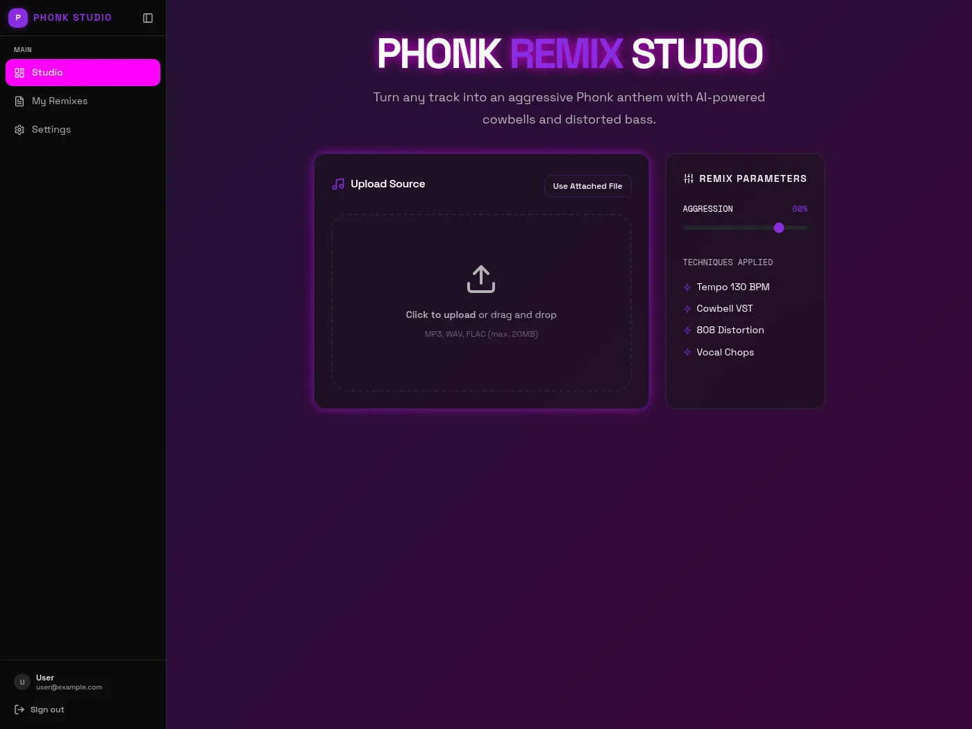 Phonk Remix Studio