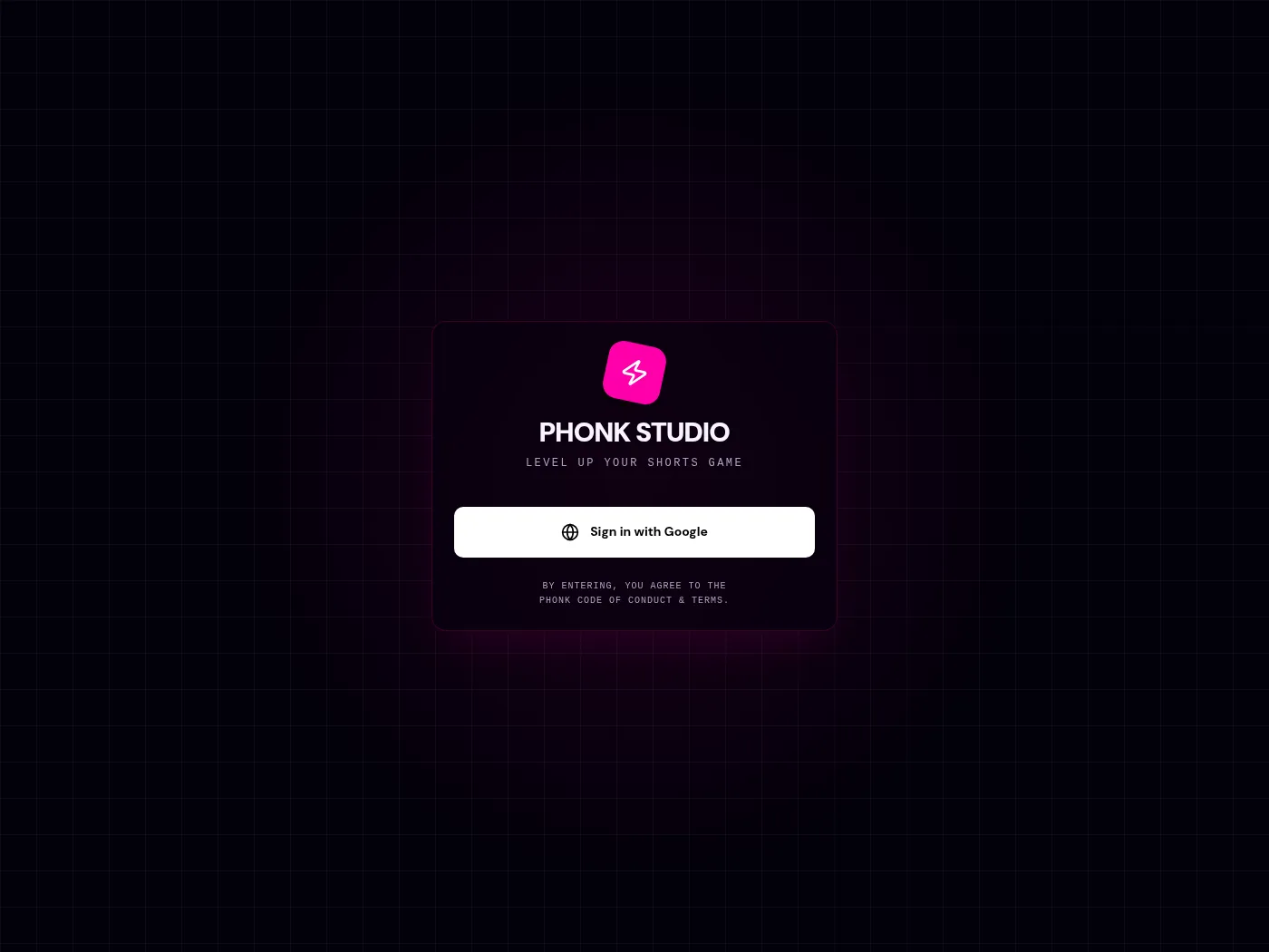 Phonk Style Shorts Studio