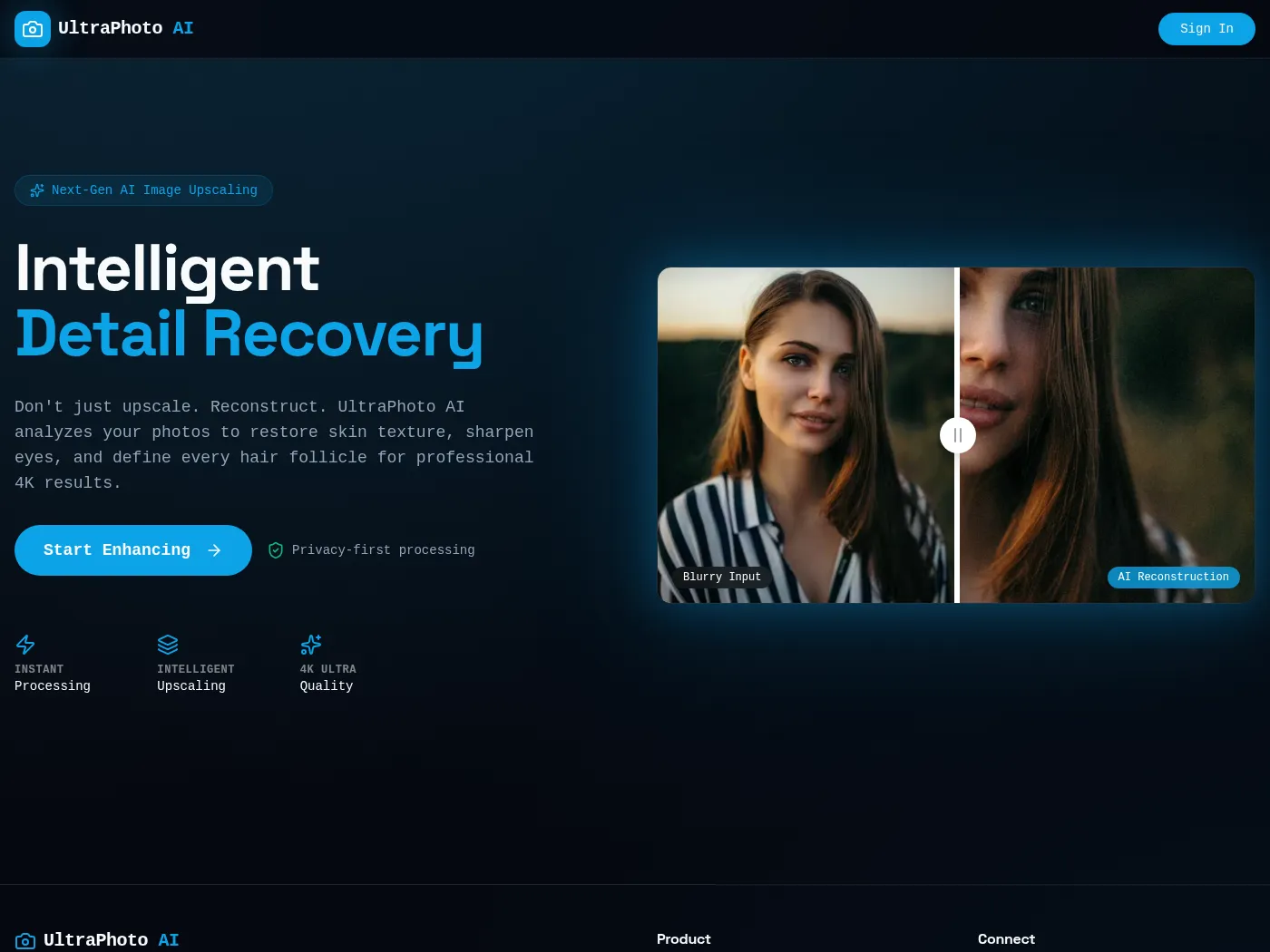 UltraPhoto Enhancer AI