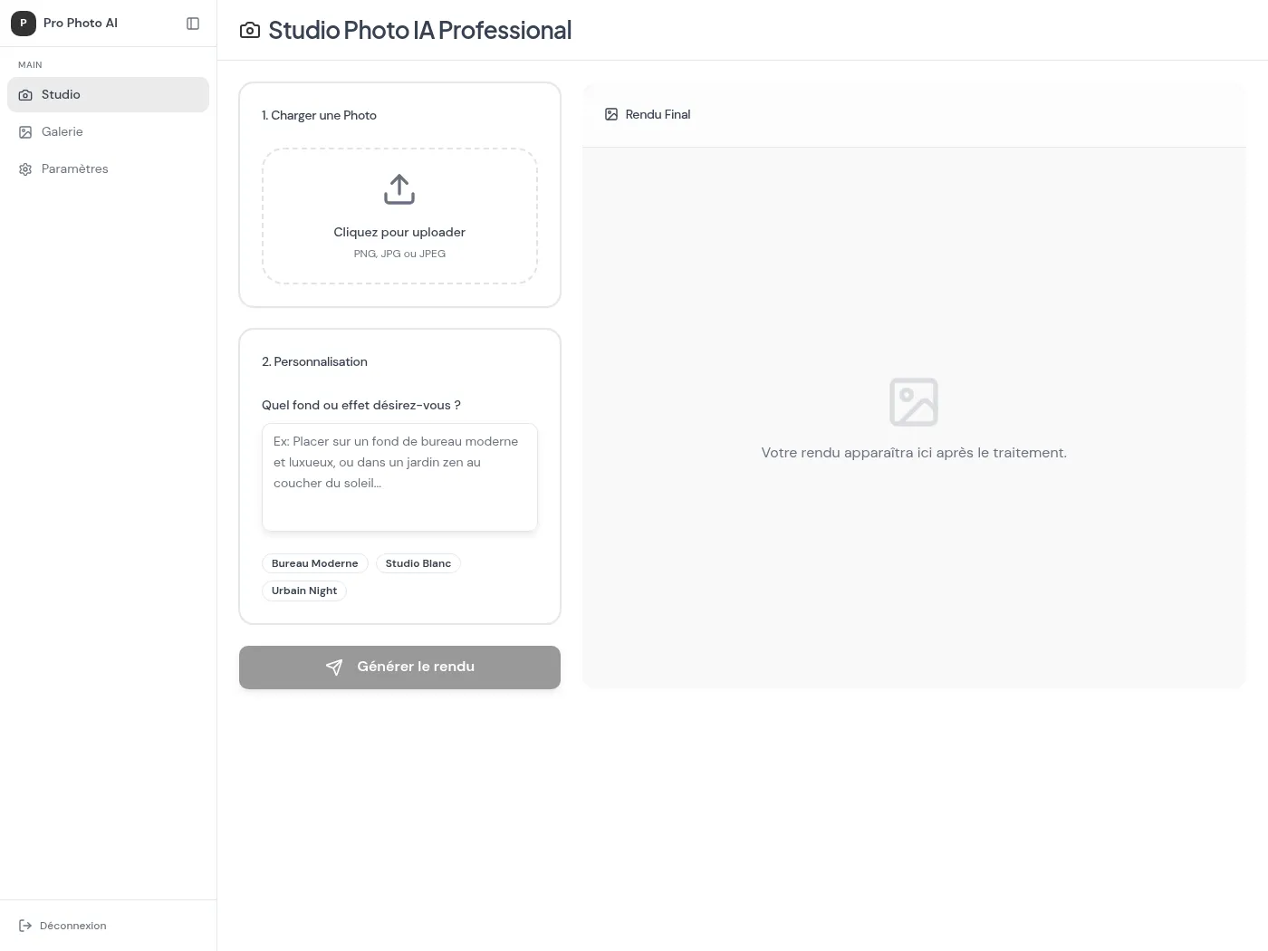 Pro Photo AI Studio