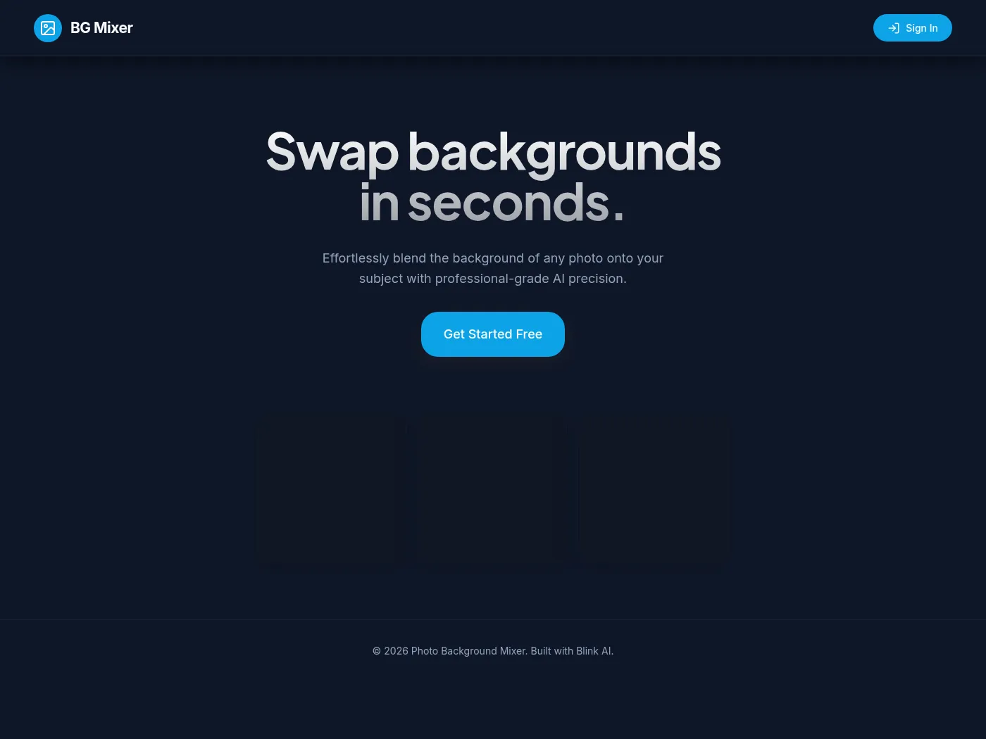 Photo Background Mixer
