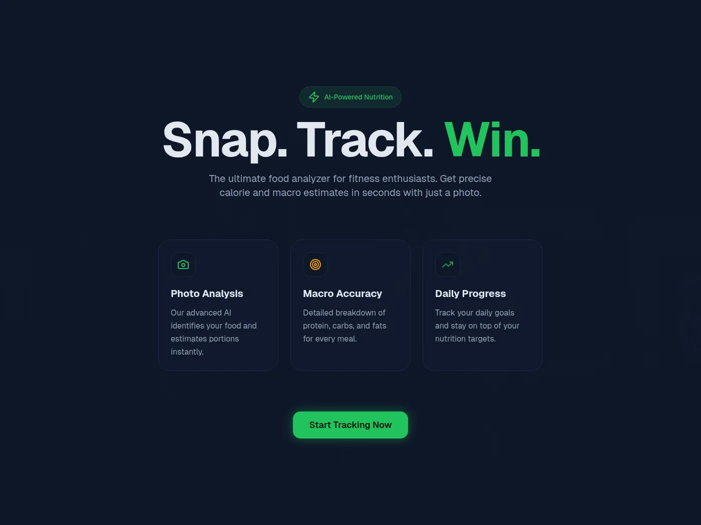 SnapCalorie Analyzer