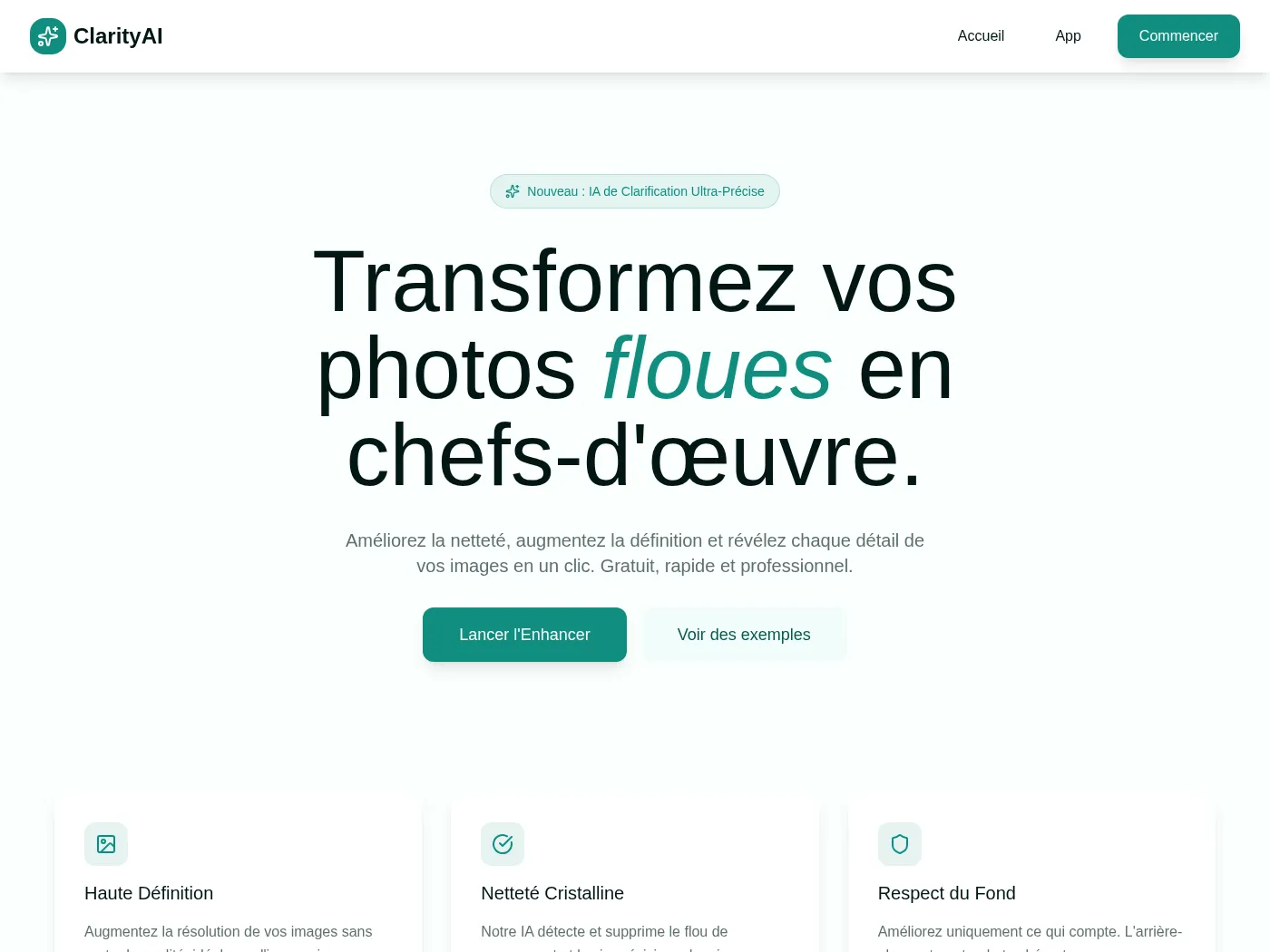 Photo Clarity Enhancer