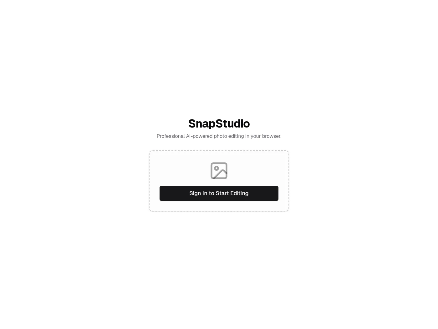 SnapStudio Editor