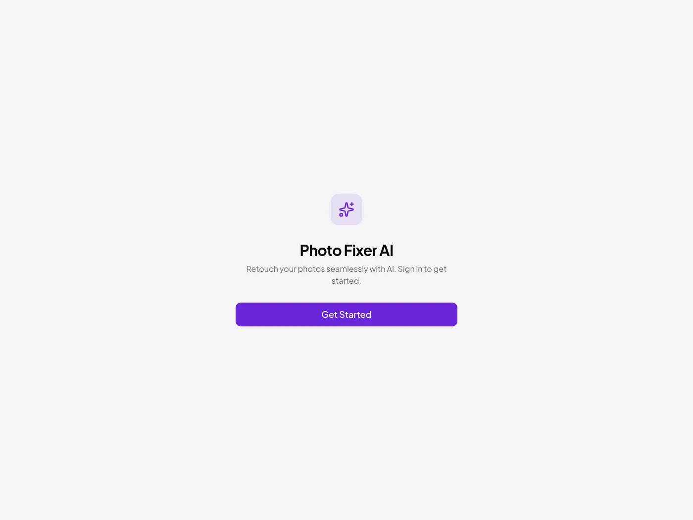 Photo Fixer AI