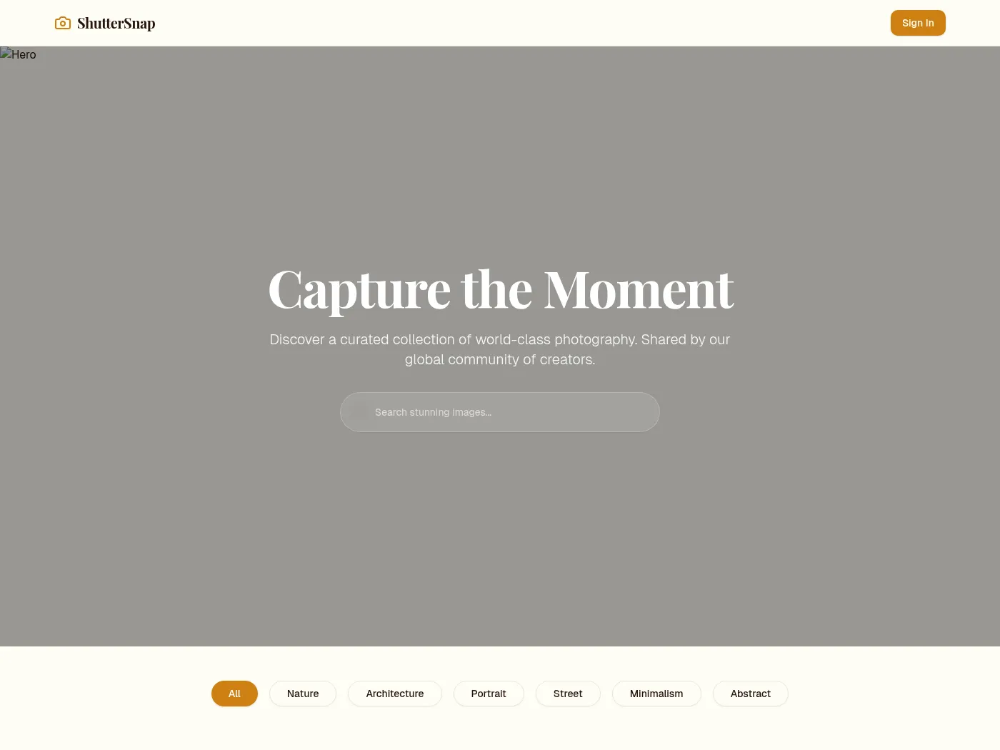 ShutterSnap Gallery