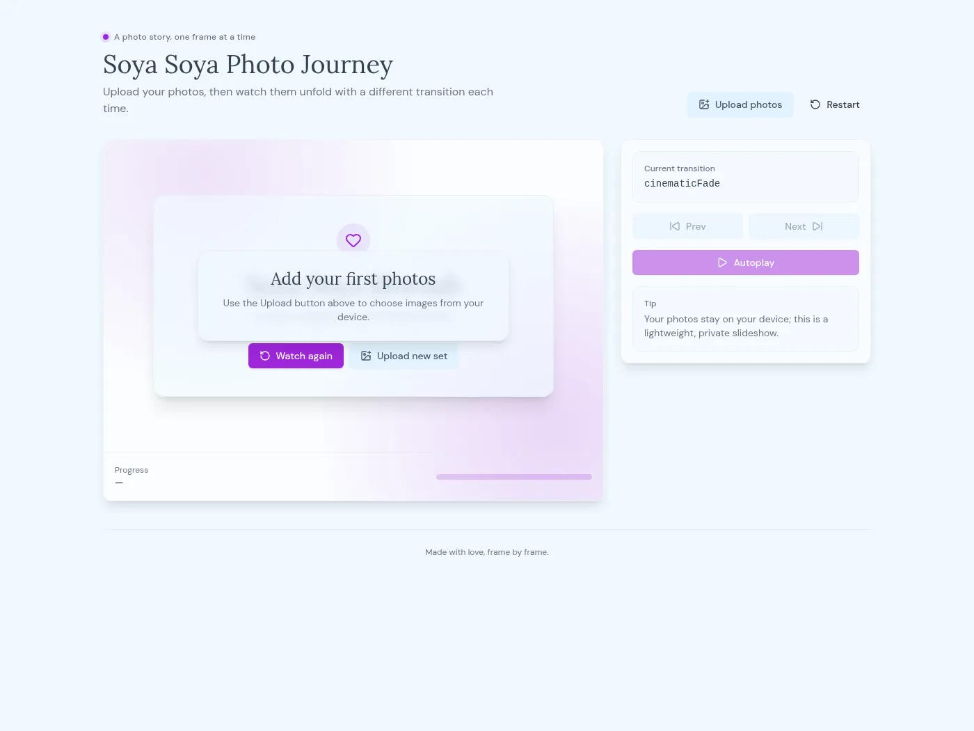 Soya Soya Photo Journey