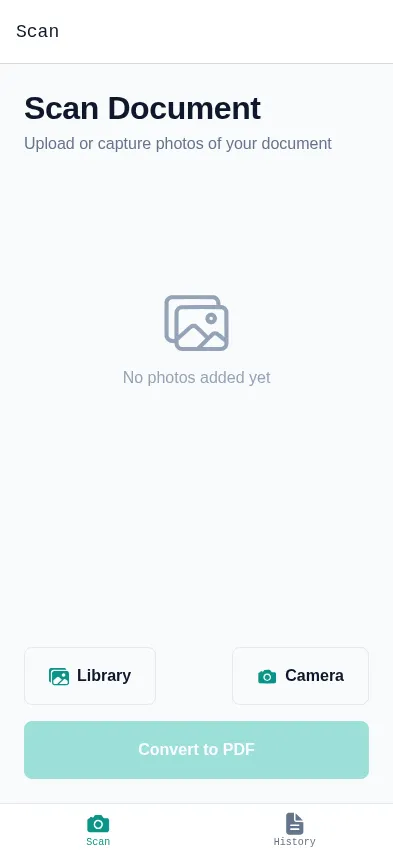 Photo to PDF AI