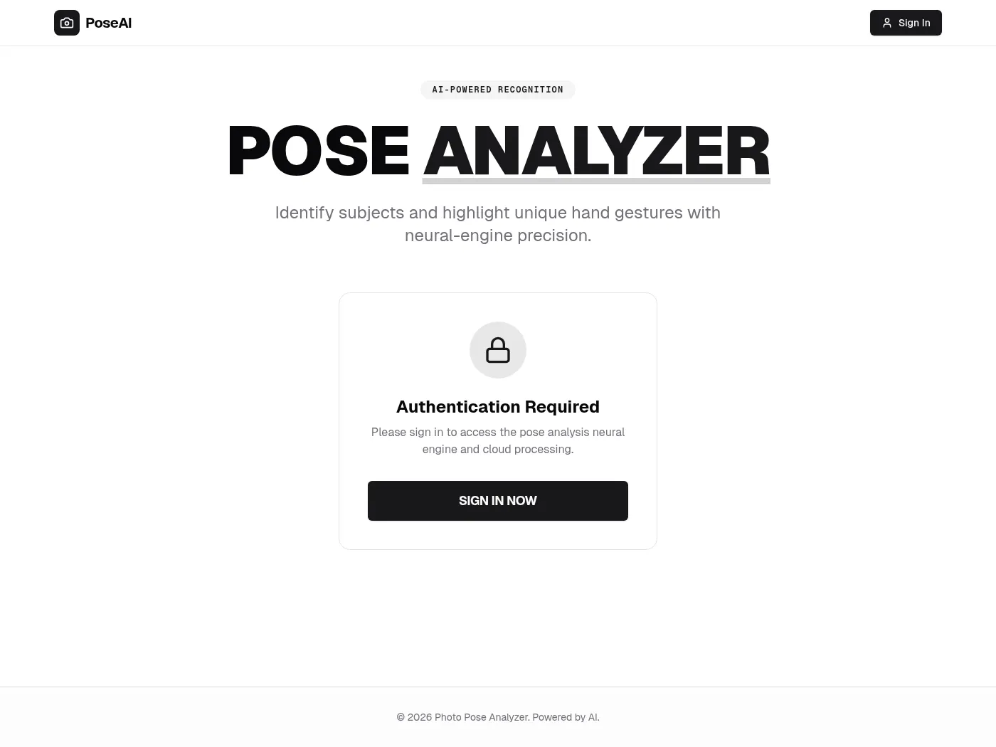 Photo Pose Analyzer