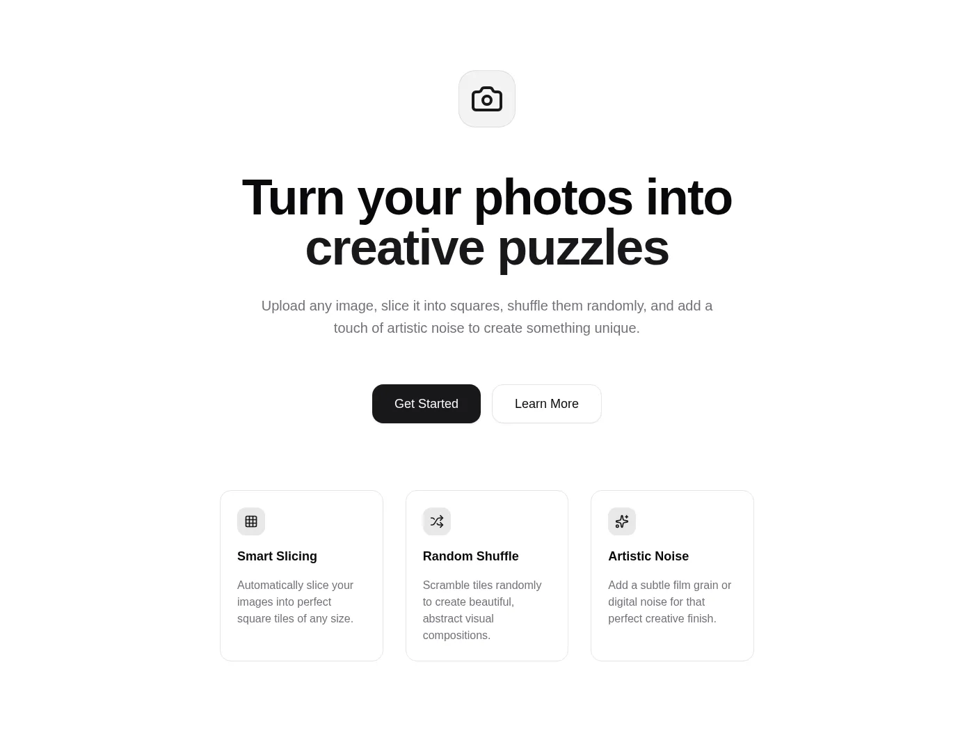 Photo Puzzle Mixer