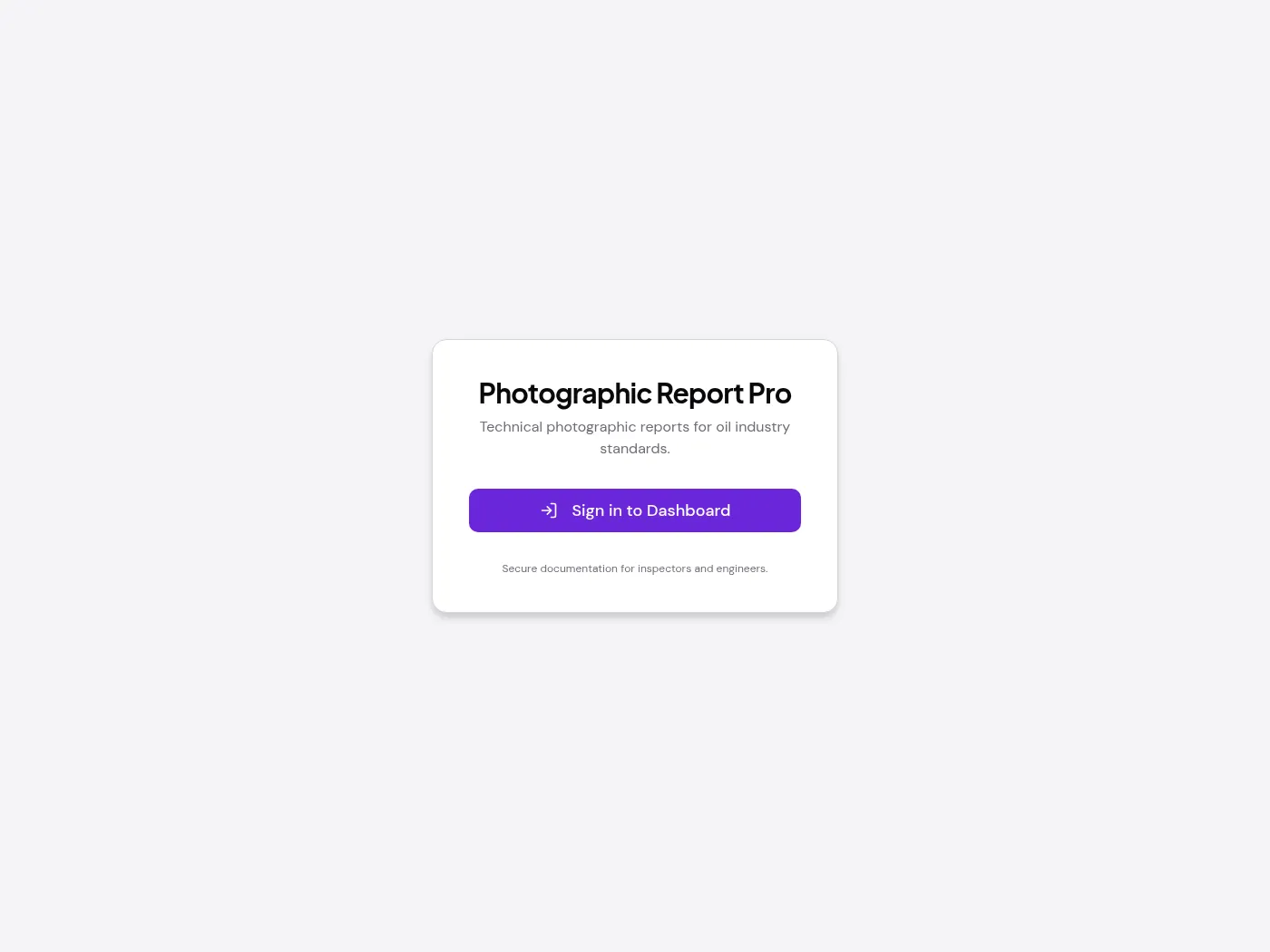 Photographic Report Pro