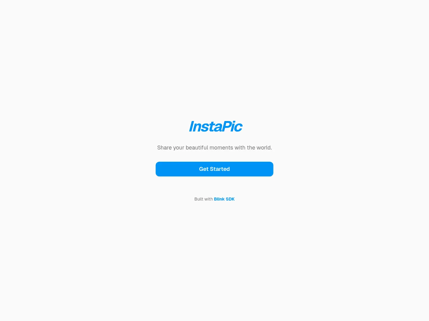 InstaPic Social App