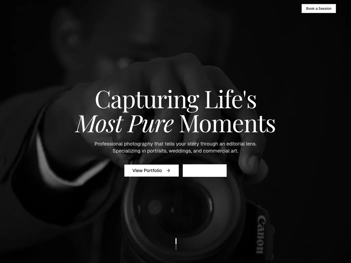 Pro Photo Portfolio Site