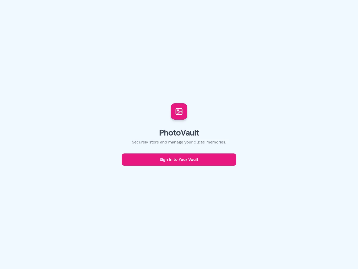PhotoVault Web