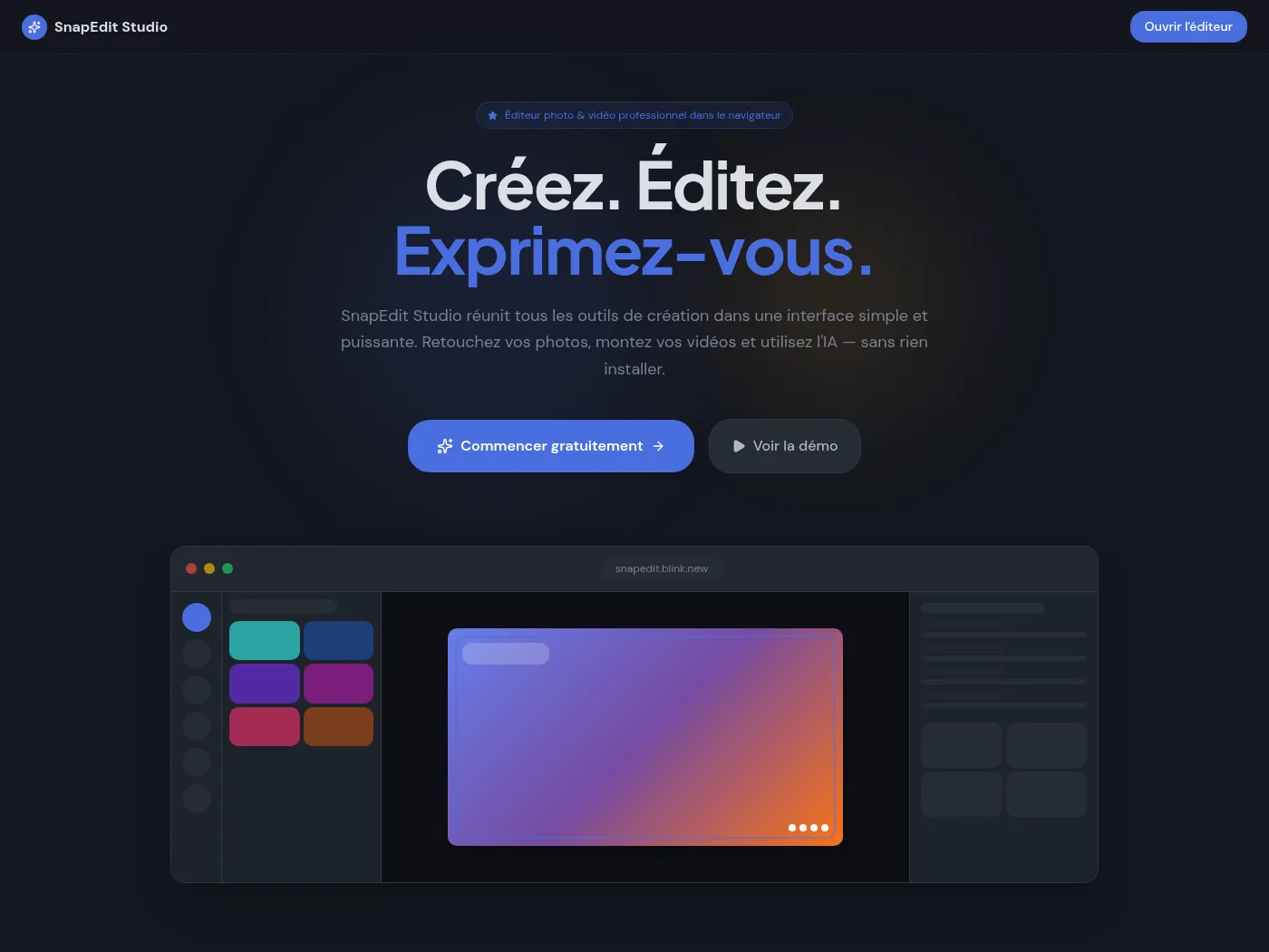 SnapEdit Studio