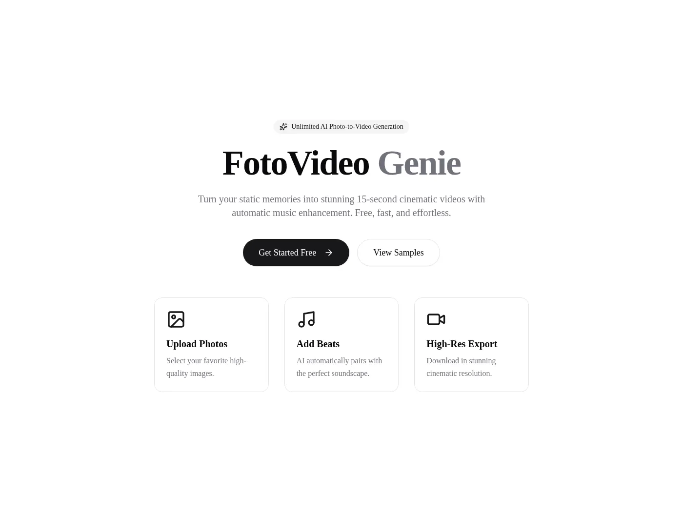 FotoVideo Genie