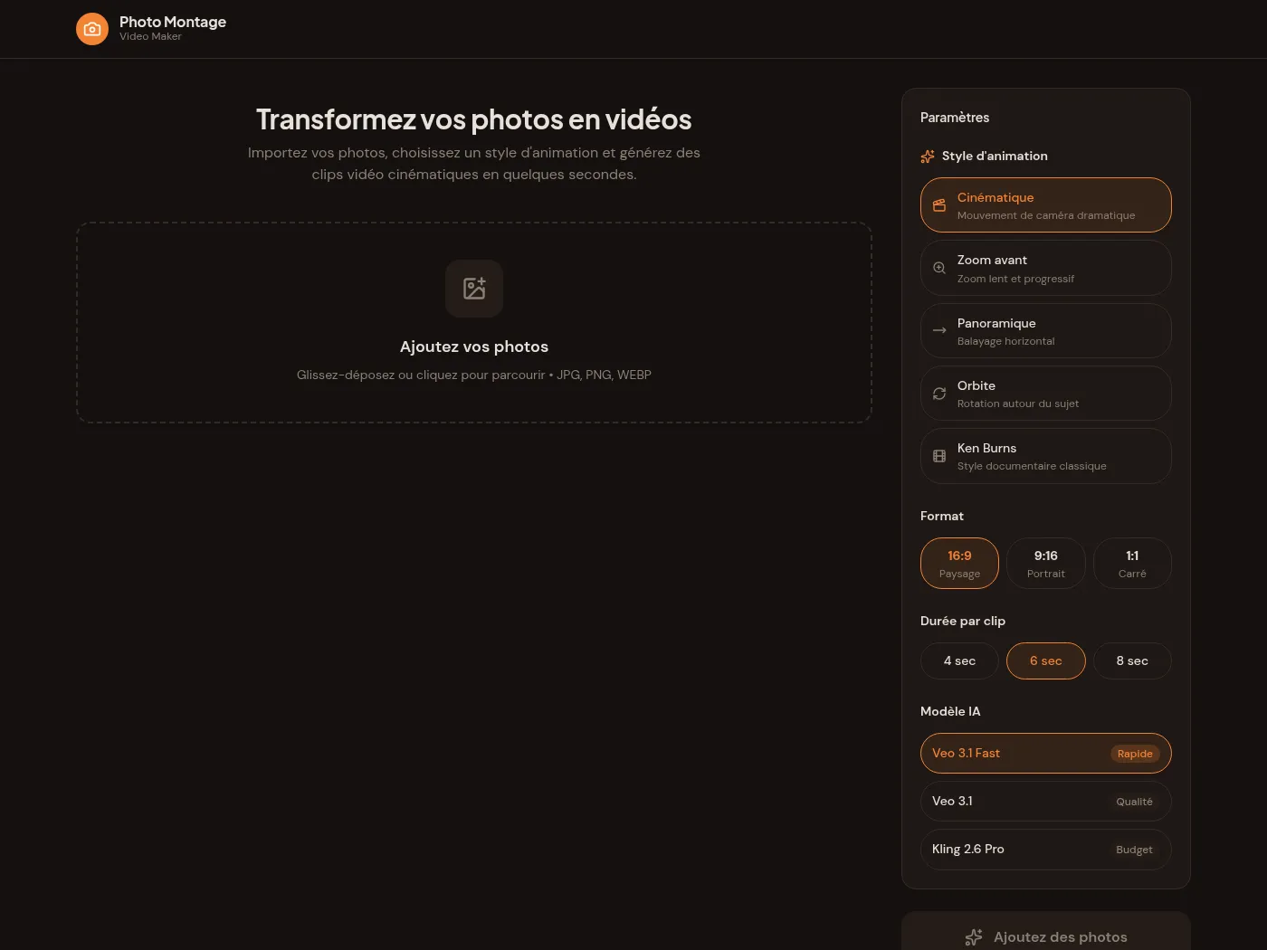 Photo Montage Video Maker