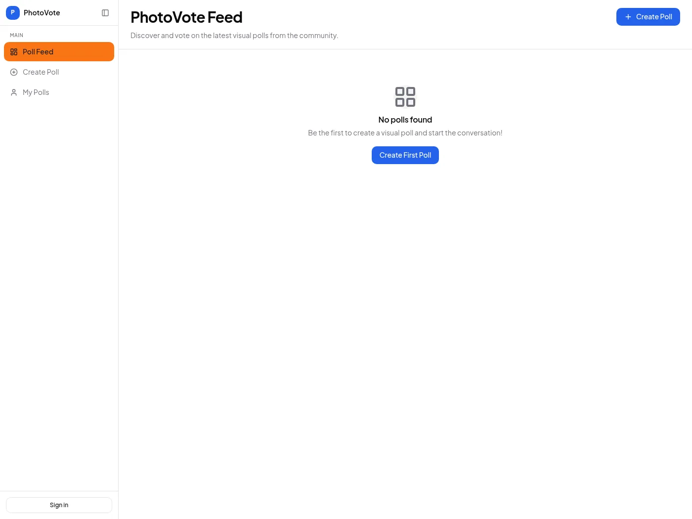PhotoVote App