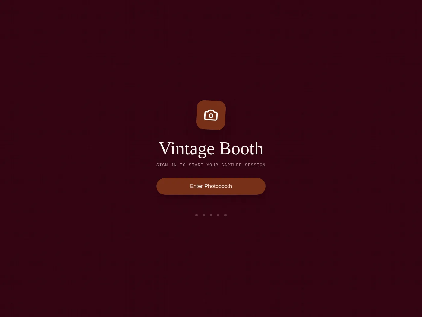 PhotoBooth Web App