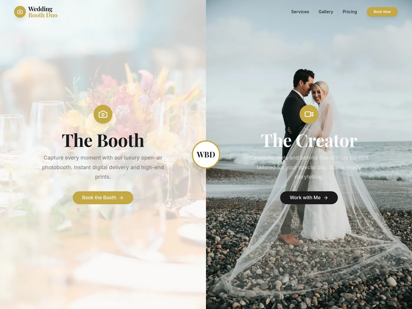 Wedding Booth Duo