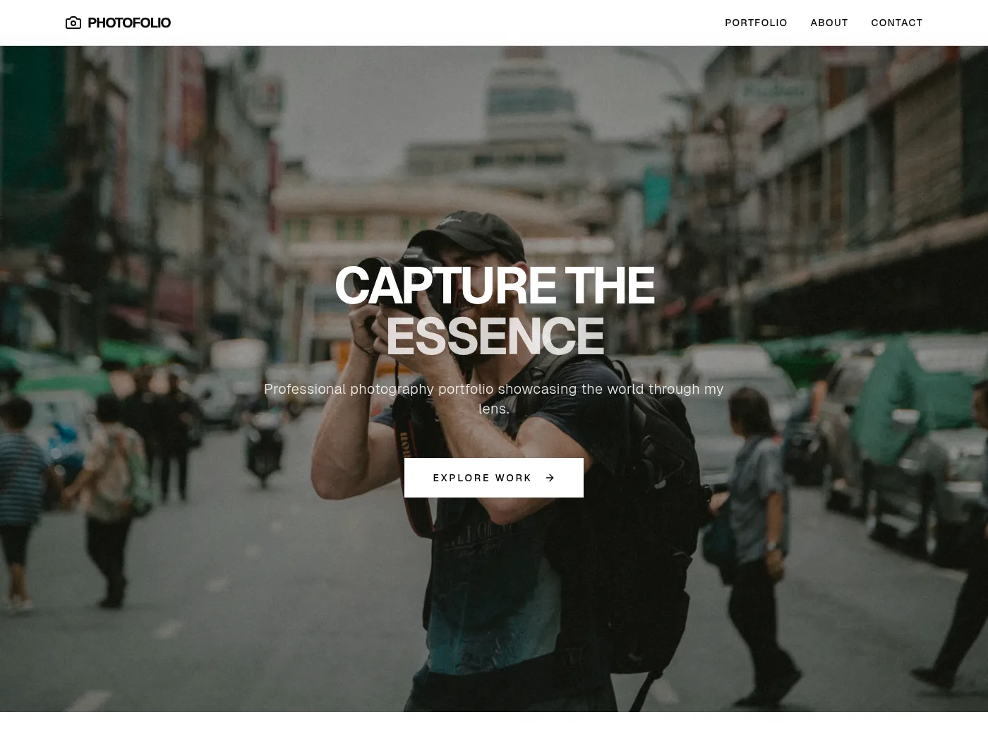 PhotoFolio Site