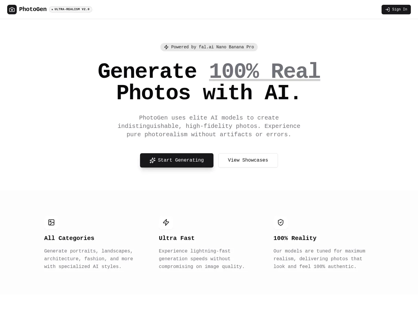 PhotoGen All Types