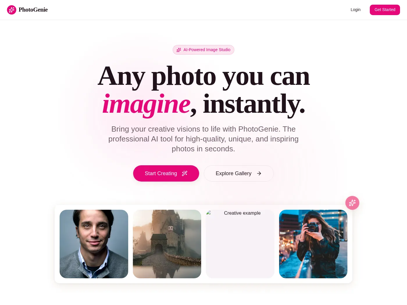 PhotoGenie Web Studio
