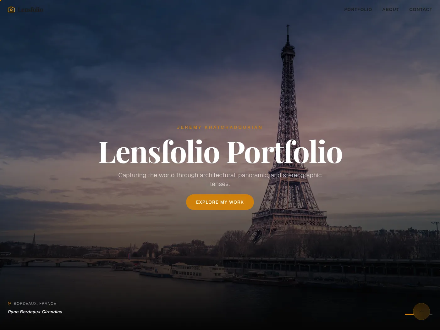 Lensfolio Website