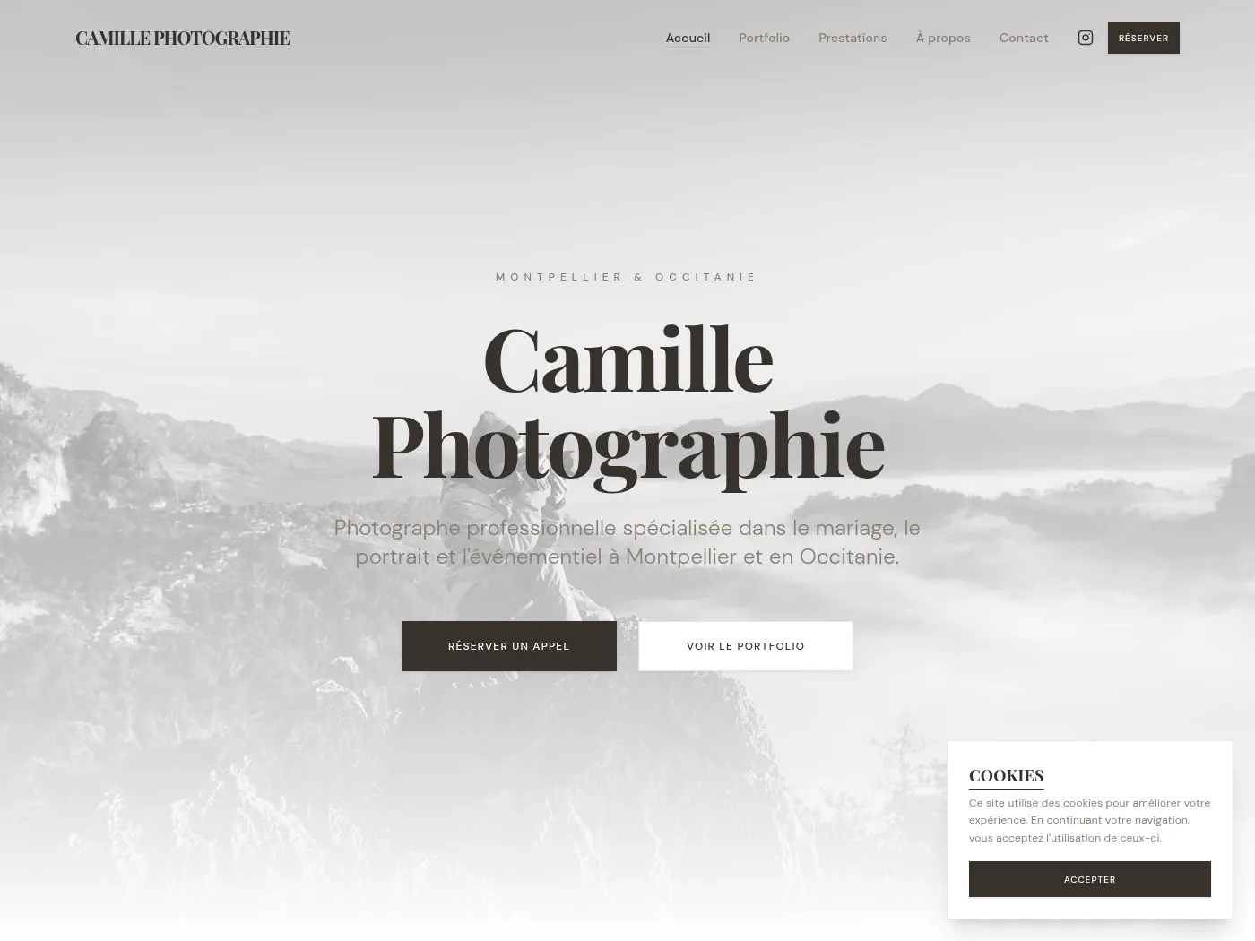 Camille Photographie Vitrine