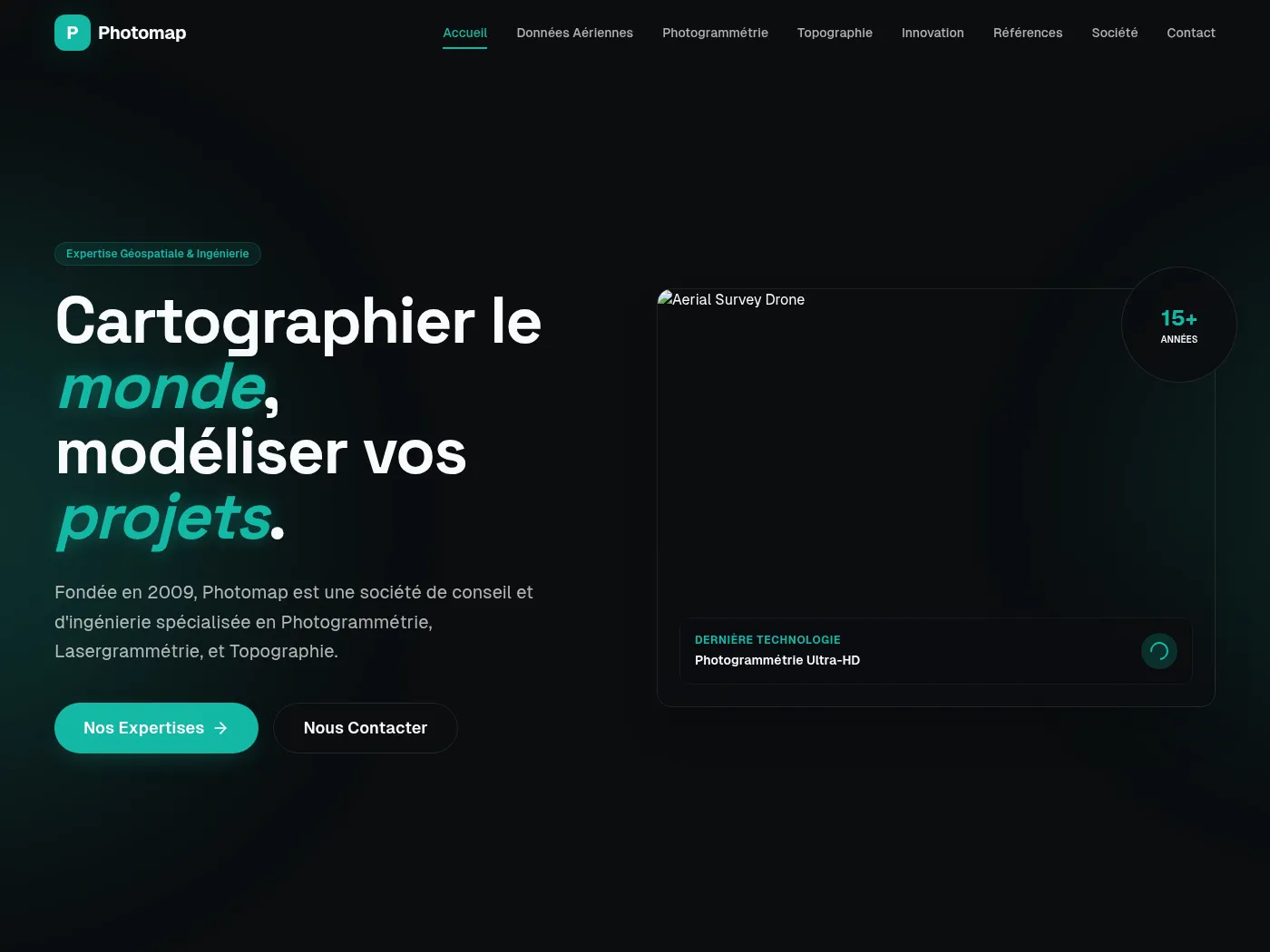 Photomap One-Page Web