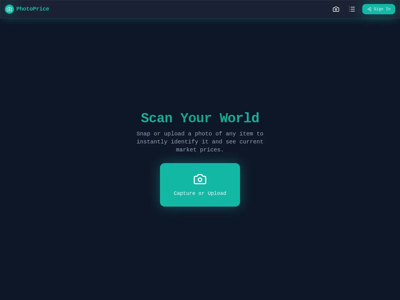 PhotoPrice Scanner